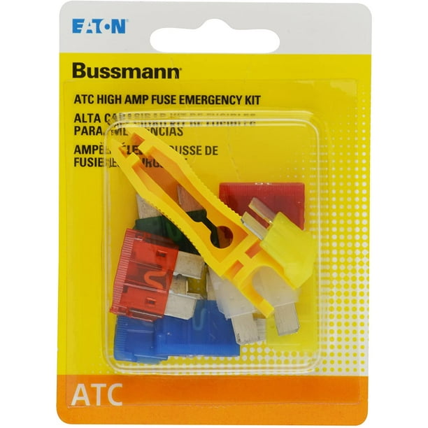 Bussmann (BP/ATC-AH8-RPP) High Ampere ATC Emergency Fuse Kit - 8 Piece ...