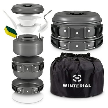 Stanley Adventure All-in-One Two Bowl Camp Cook Set - Stainless Steel ...