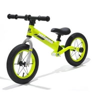 Trimate Toddler Balance Bike, Green - No Pedal Sport Bike for 3-5 Year Olds, 12" Inflated Tire ...