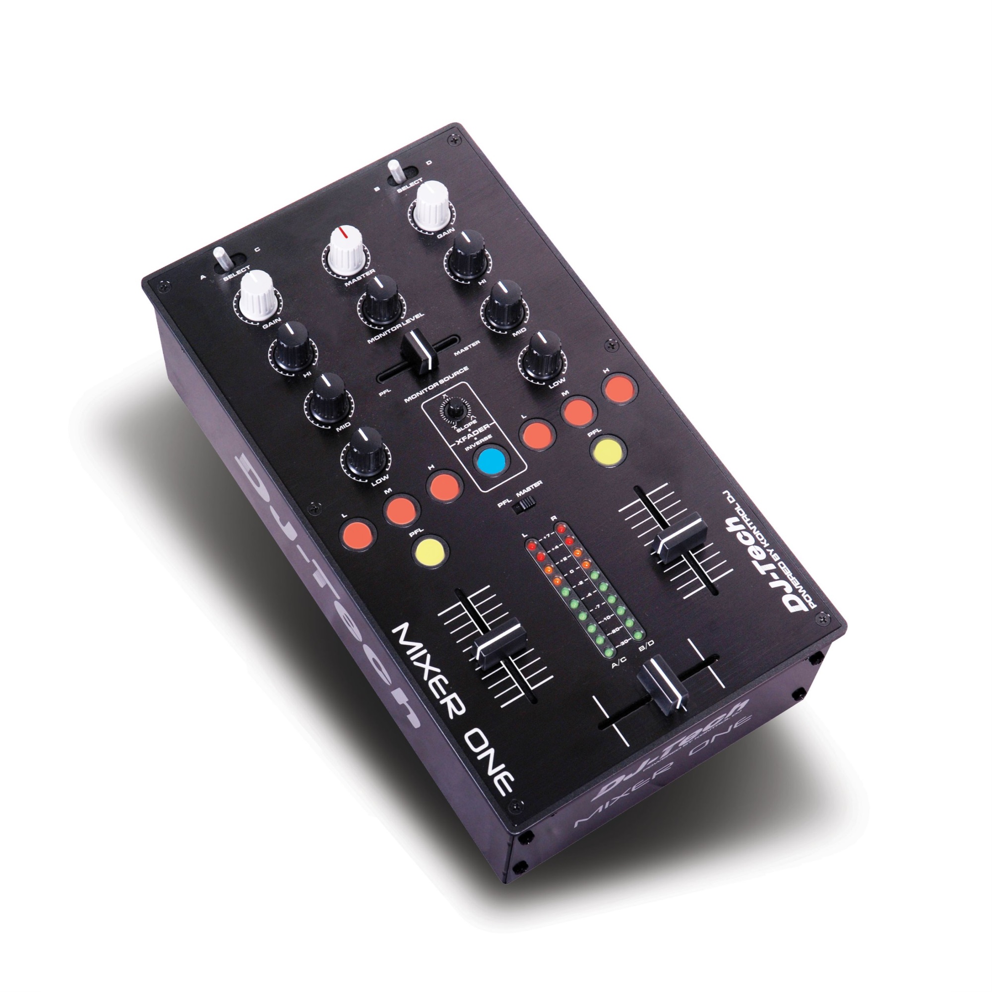 DJTECH 2CH MIDI MIXER with USB HUB & FADER - Walmart.com