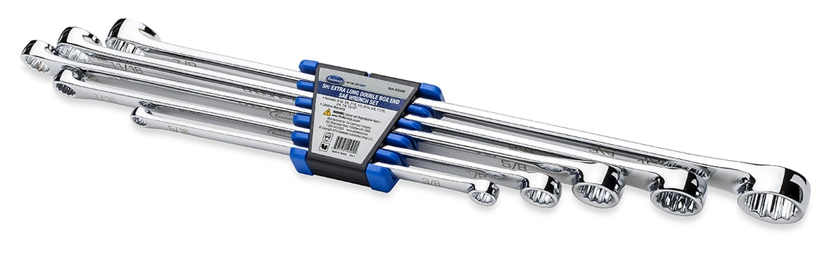 Eastwood 5 Piece Extra Long Double Box End SAE Wrench Set - Walmart.com