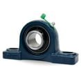 Pillow Block Bearing (4 Pack), 1-1/4 inch Bore, 2 Bolt Mounted, Solid ...