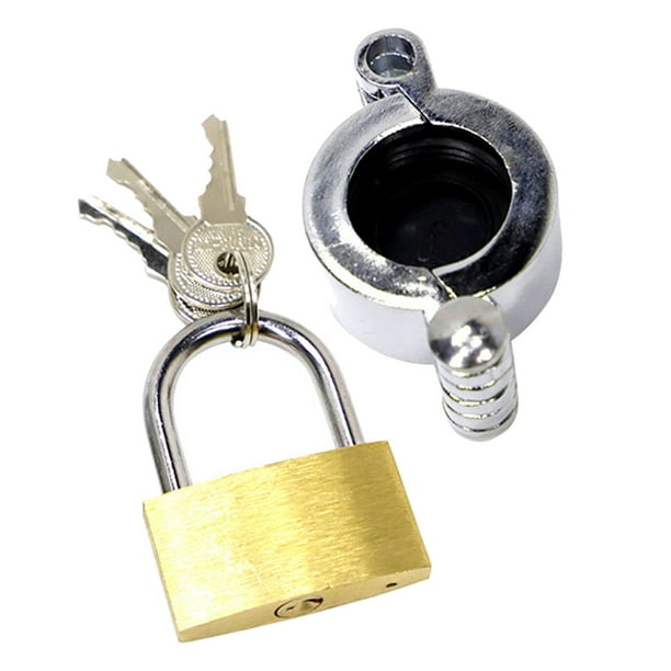 Outdoor Faucet Spigot Lock with Keyed Padlock Water Saving Accessory ...