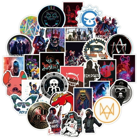 HUACA Shooting game Watchdog Legion Legion graffiti stickers Car and ...