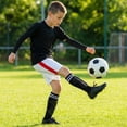 Hengguang Kids Soccer Shin Guards and Socks with Arm Sleeves for ...