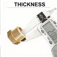 CRKMGS-2PCS Brass Bushing Nipple 1/2" Male to 1/4" Female NPT Pipe ...