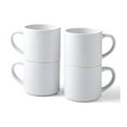 Cricut® Infusible Ink Compatible Stackable Ceramic Coffee Mugs, White ...