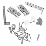 unbranded Sliding Door Pulley Trolley Kit Track U-type Strollers Wagon ...