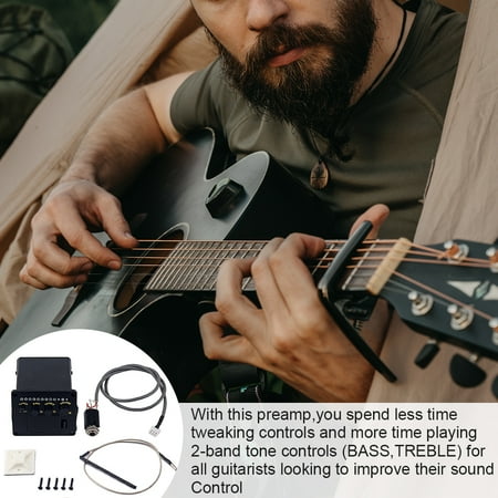 Acoustic Guitars EQ Portable Professional Universal 2 Universal 2 Bands ...
