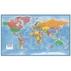 Swiftmaps World Contemporary Elite Wall Map Poster Mural 24h x 36w ...