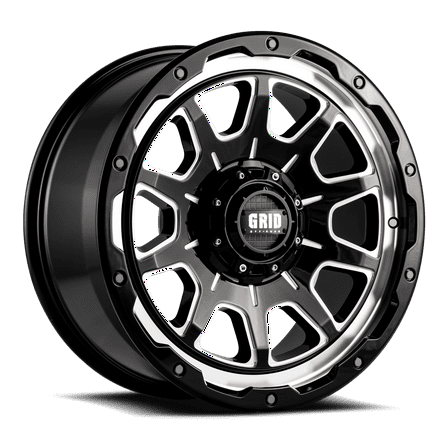 Grid Off-Road GD08 Custom Wheel for 20x10 inch Metallic Dust w/ Matte ...