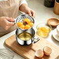 2 in 1 Egg White Separator with Bowl and Lid,Stainless Steel Egg Yolk ...