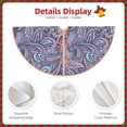 Christmas Tree Skirt - Plant Paisley Halloween Tree Skirt Winter Fall ...