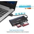 XD Multi Card Reader, SD/TF/CF/Micro SD/XD/MS 7 in 1 USB3.0 Fast 5Gbps ...
