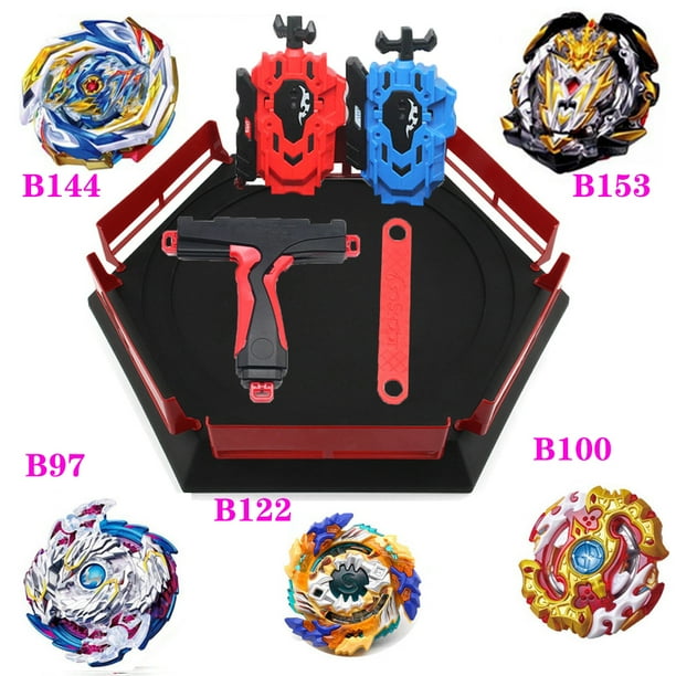 Zhujingwen New Tops Launchers Beyblade Burst Set Toys With Starter And Arena Bayblade Metal God Blayblade Top Bey Blade Blades Toys Other
