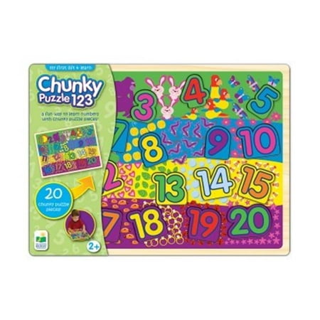 The Learning Journey My First Chunky Lift & Learn 123 Puzzle - Walmart.com