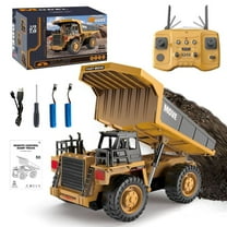 13 Channel Remote Control Dump Truck Toys, RC Construction Toy Vehicles ...