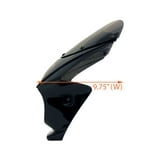 Emgo Venom Mini Cafe Black Fairing Windshield 5.75" Headlight Opening ...