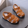 Boys Closed Toe Sport Sandals, Toe Guard Shock Absorption, Lightweight ...