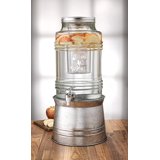 Circleware Breeze 2.4 Gallon Beverage Dispenser With Ice Insert, Fruit ...