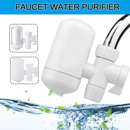 2 Modes Transparent/White Tap Faucet Nozzle Filter Tap Water Purifier ...