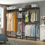 VIPEK 5-Tier Heavy Duty Portable Wardrobe, Metal Freestanding Clothes ...