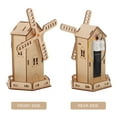 WHAMVOX 2 Sets Solar Windmill Science Kits Assembly Toys Child Pupils ...