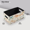 2 Pcs Foldable Felt Storage Bins Decorative Fabric Organizer Baskets ...