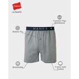 Hanes Men's ComfortSoft TAGLESS Knit Boxers, 5 Pack with Comfort Flex and Cool Comfort Fabric ...