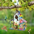 "Beautysureup Bird House Kit for Kids, Build and Paint Colorful Wooden ...