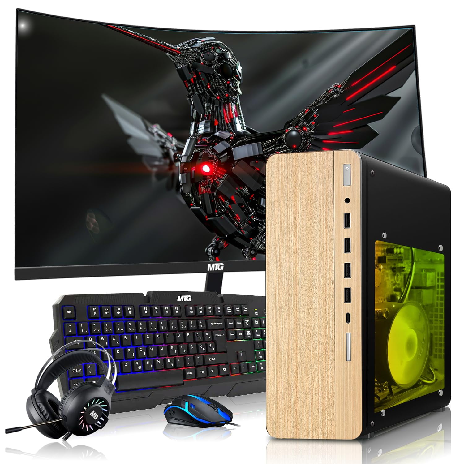 Restored HP Full Light Gaming PC Desktop Computer – AMD Pro A10-9700,GT ...