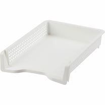 TRU RED Front Load Stackable Plastic Letter Tray White TR55255 ...