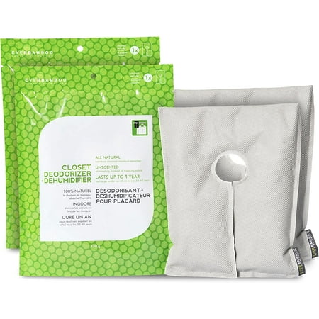 Ever Bamboo Jumbo Deodorizer & Dehumidifier w/Bamboo Charcoal (1 kg ...