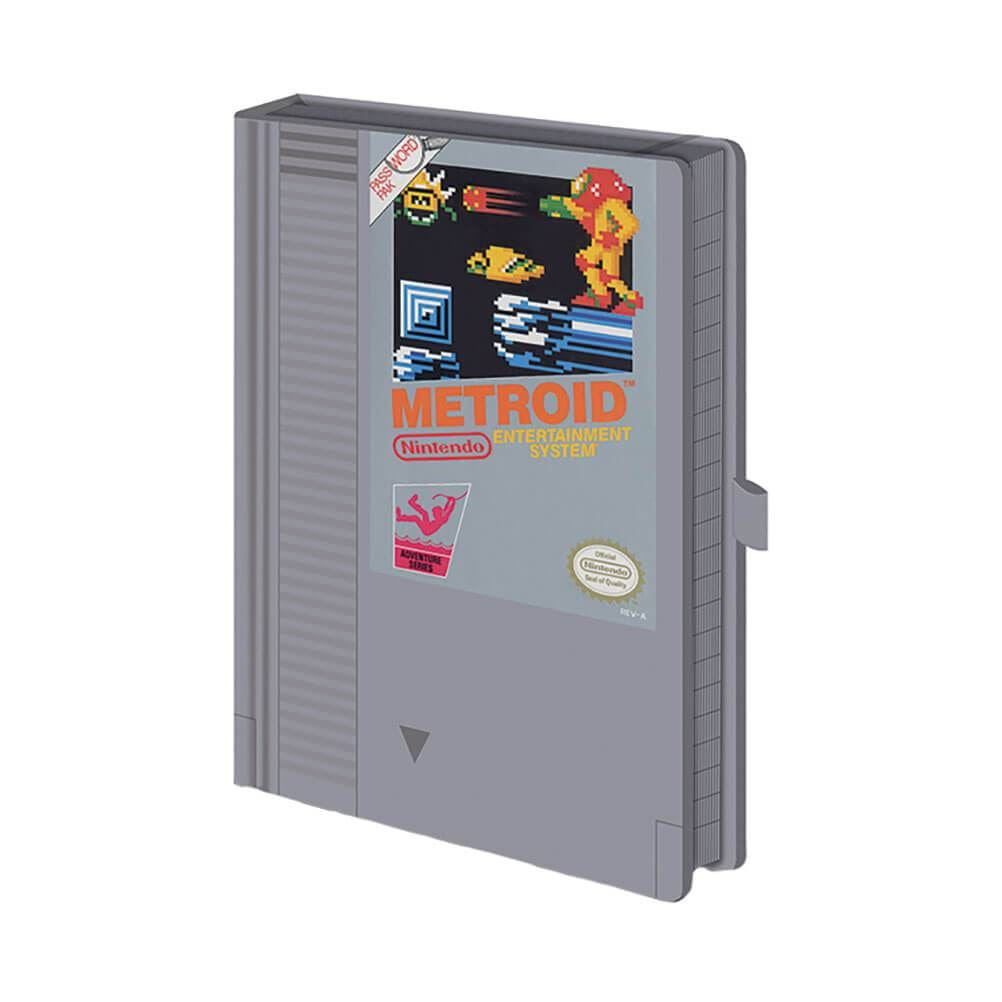 Official Nintendo NES Metroid A5 Premium Hardback Notebook - Notepad ...