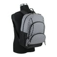 Eastsport Unisex Triple Pocket Backpack, Black White Checkered ...