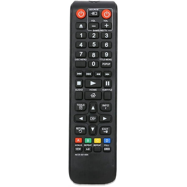 Universal Remote Control for Samsung Blu-Ray DVD Player BDF5100 BD ...