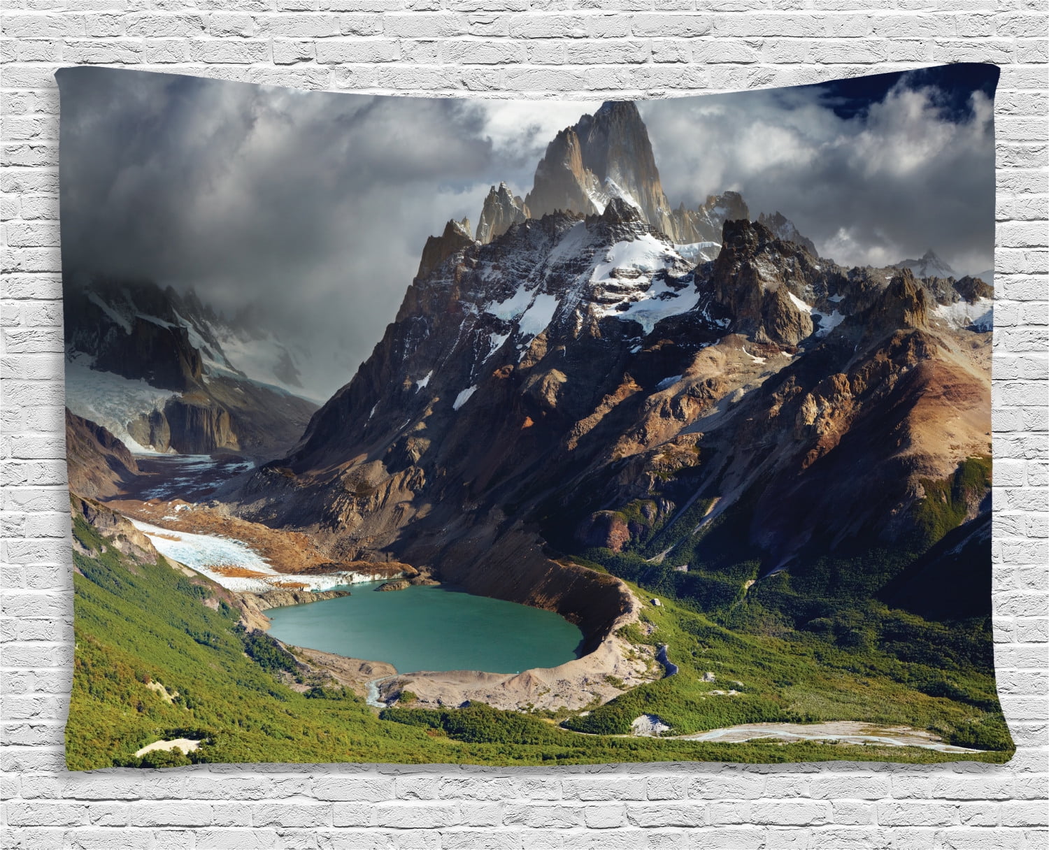 Landscape Tapestry, Mount Fitz Roy and Laguna Torre Los Glaciares ...