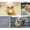 LQQBOX 1 Pack Dog Muzzles Anti Bite Silicone Duck-Bill Duck Mouth Shape ...
