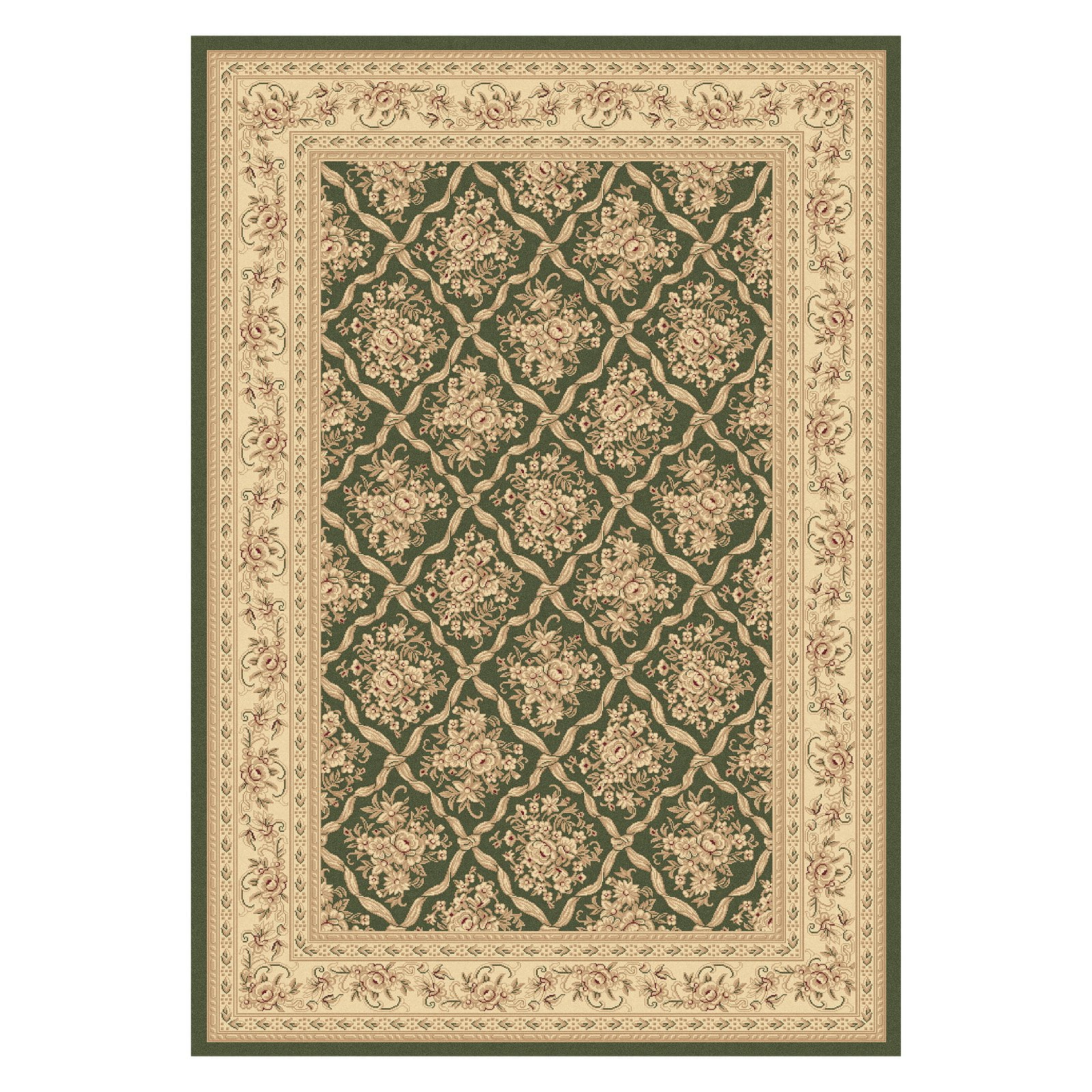 Dynamic Rugs Legacy 58018 Floral Lattice Persian Rug - Walmart.com