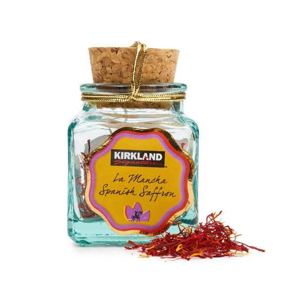 Kirkland Signature La Mancha Spanish Saffron - 1 Gram Jar (0.035 Ounce ...