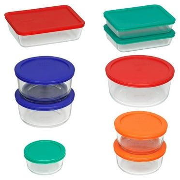 Pyrex 18-piece Glass Food Storage Container Set with Lids - Walmart.com