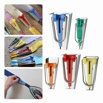 4 Size Fabric Binding Tool Set 6Pcs Bias Tape Maker Kit, 6/12/18/25Mm ...