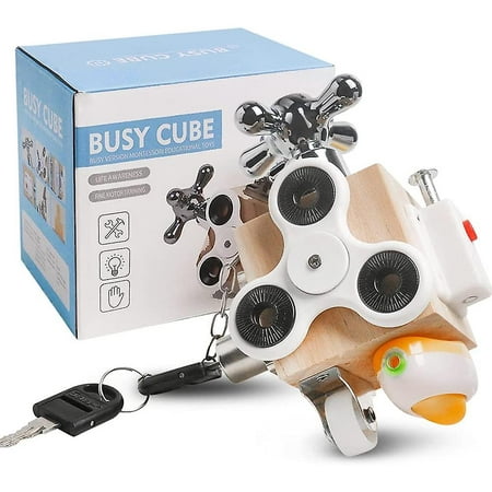 Fidget Cube, Busy Cube For Kids, Baby Travel Toy, Activity Busy Boards ...