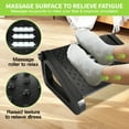 YUWENUS Foot Rest Under Desk, 6 Adjustable Heights, Ergonomic Massage ...