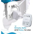 Ceptics World Travel Adapter Kit 2 USB-A, USB-C US Outlets, 20W/QC 18W ...