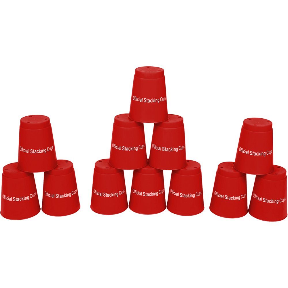 Quick Stack Cups Speed Training Sports Stacking Cups Set Of 12 By quick-stack-cups-speed-training-sports-stacking-cups-set-of-12-by