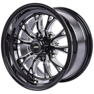 JEGS 681360 Resto-Rod Wheel Size: 18 x 8 Bolt Pattern: 5 x 5.00 Back ...