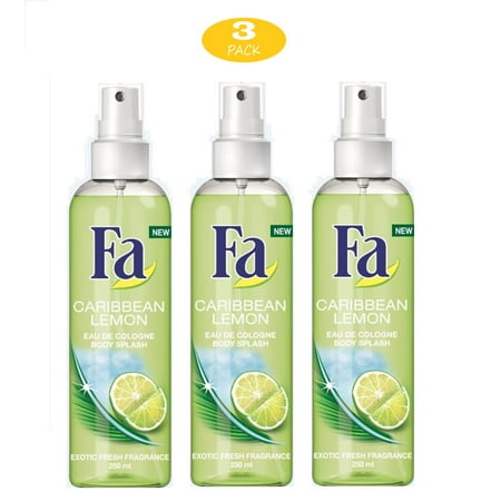 Fa Body Splash, Caribbean Lemon, 1.7oz/250ml - Pack of 3 - Walmart.ca
