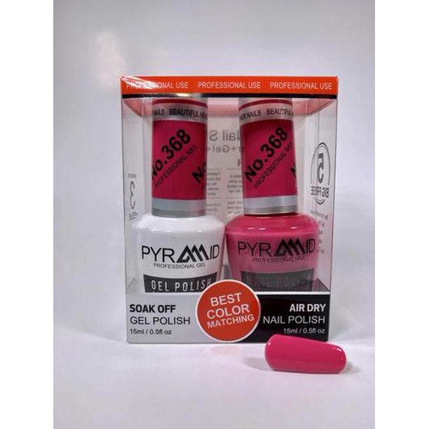 Pyramid Nail Combo - Gel and Matching Polish 368 - Walmart.com
