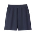 BADHUB Boys Bermuda Shorts Elastic Waist School Uniform Shorts with ...